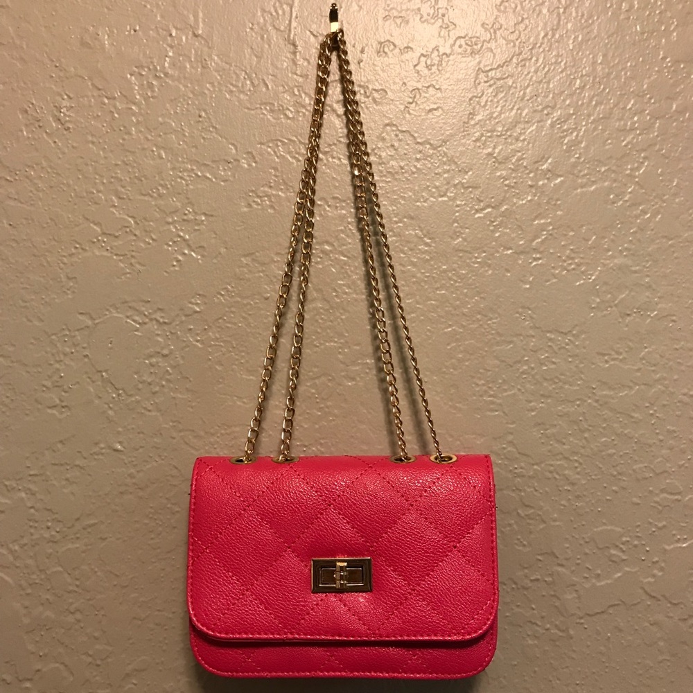 Small Pink Crossbody Handbag - Gem